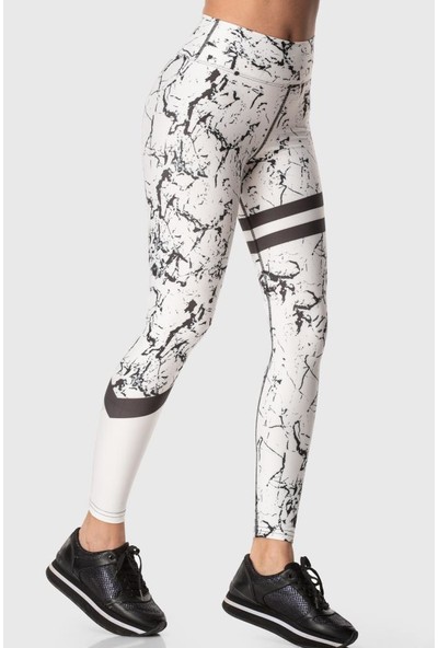 Superstacy Yüksek Bel Dijital Spor Tayt