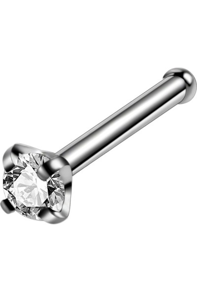 VipBT Zirkon Iz Taşlı 316L Paslanmaz Çelik Hızma Piercing Şeffaf VipBT Zirkon Iz Taşlı 316L Paslanmaz Çelik Hızma Piercing Şeffaf