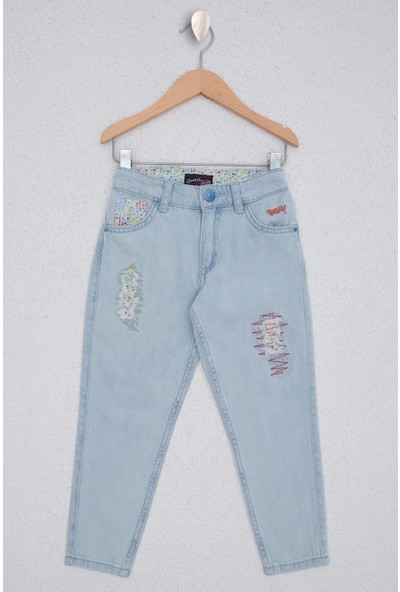 U.S. Polo Assn. Kız Çocuk Denim Pantolon 50222898-DN0022