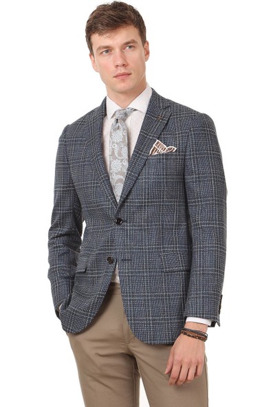 Ramsey Kareli Dokuma Ceket