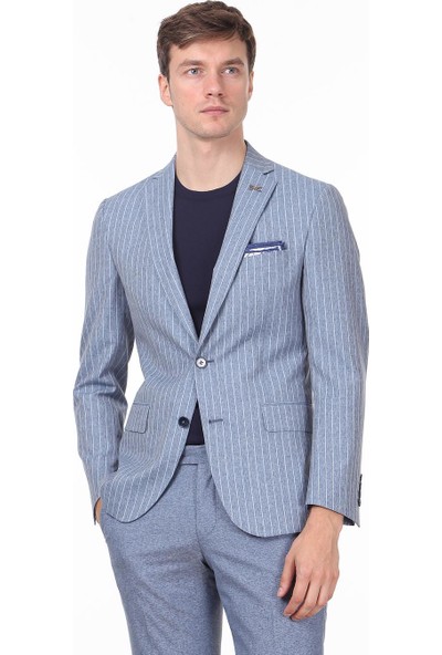 Ramsey Çizgili Dokuma Takım Elbise