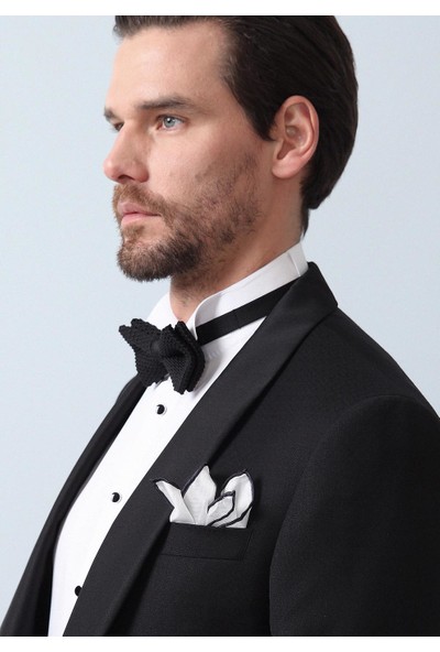 Ramsey Desenli Dokuma Smokin Takım Elbise Ramsey Desenli Dokuma Smokin Takım Elbise