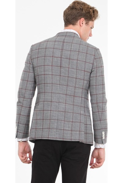 Kip Kareli Dokuma Ceket Kip Kareli Dokuma Ceket