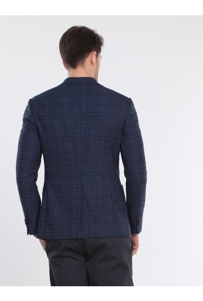 Kip Çizgili Dokuma Ceket