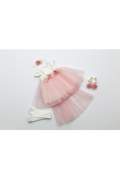 Hapşıı Kids P Baby Kuyruklu Kız Bebek Mevlüt ve Özel Gün Takımı