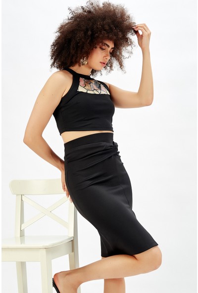 Sense Siyah Scuba Burgulu Kalem Etek