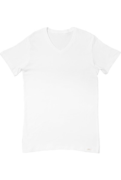 Katia&Bony V Yaka Basic Erkek Atlet - Beyaz