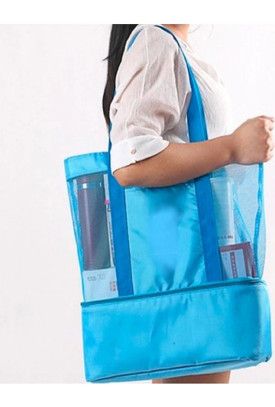 Newoto Newoto Soğuk Sıcak Tutucu Bölmeli Buzluklu Kamp Piknik Plaj Çanta 45 L