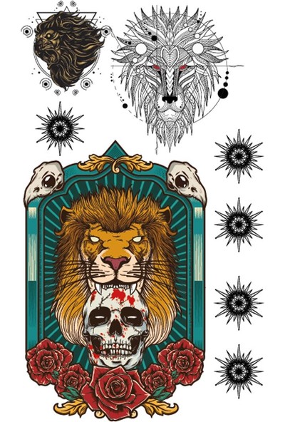 Flash TattoosKaplan Geçici Dövme