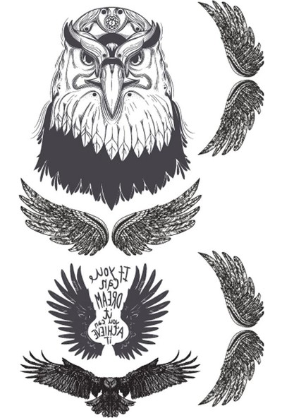 Flash TattoosKartal Geçici Dövme