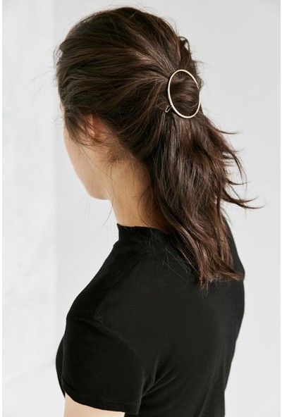 New Obsessions Gümüş Yuvarlak Klipsli Toka