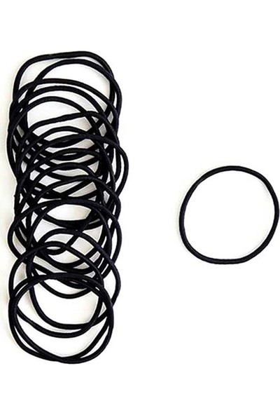 New Obsessions 20'Li Siyah İnce Lastik Toka New Obsessions 20'Li Siyah İnce Lastik Toka