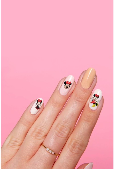 Flash Tattoos Minnie Tırnak Geçici Dövme