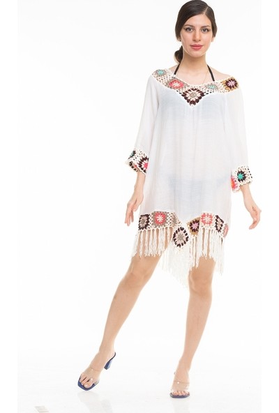 Maldia Dantelli İspanyol Kol Pareo