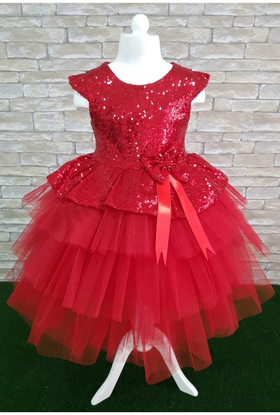 Mixie Baby Doğum Günü Tüllü Kız Çocuk Abiye Elbise