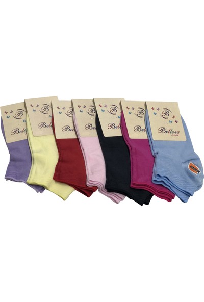 Redzone Çok Renkli 7'Li Modal Çorap