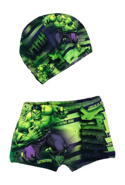 Hulk Baskılı Çocuk Boxer Mayo - Hulk Bone Hulk Baskılı Çocuk Boxer Mayo - Hulk Bone
