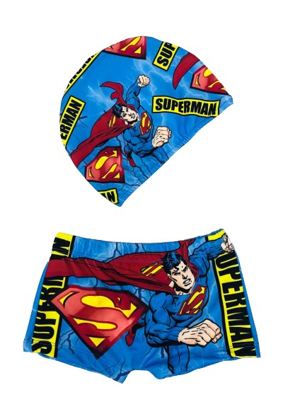 Süperman Baskılı Çocuk Boxer Mayo - Süperman Bone
