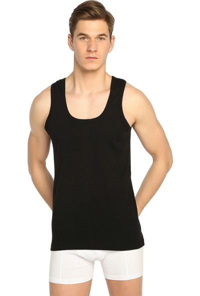 Tutku Erkek Ribana Likralı Atlet 3'lü Paket