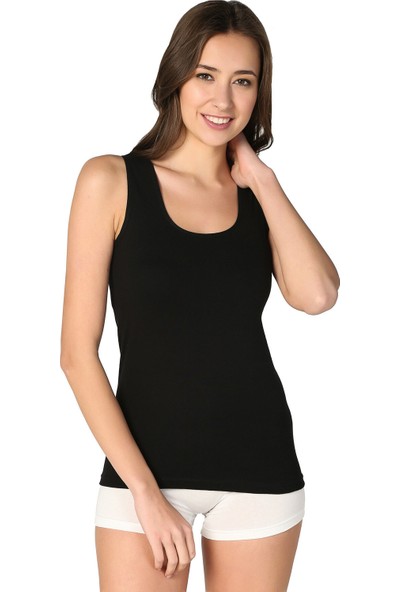 Tutku Kadın Ribana Geniş Askılı Atlet 3'lü Paket