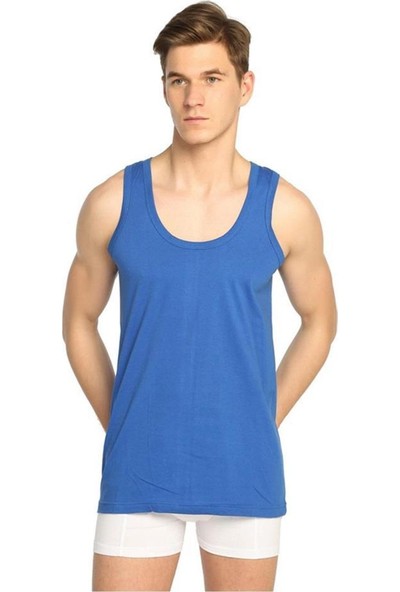 Seher 6'lı Paket Büyük Beden Renkli Erkek Atlet Battal Erkek Atlet