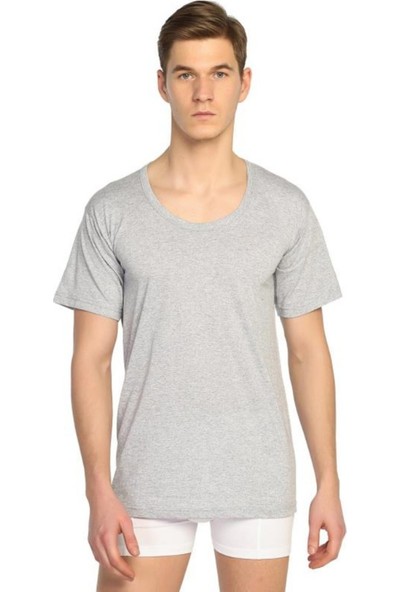 Seher 6'lı Paket Beyaz Erkek Yarım Kol Atlet Fanila