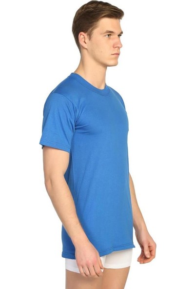 Seher 6'lı Paket Sıfır Yaka Yarım Kol Erkek Fanila