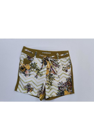 Hapşıı Kids Kız Çocuk Şort Çiçekli