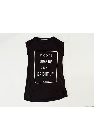 Hapşıı Kids Dont Give Up Baskılı Kız Çocuk T-Shirt Hapşıı Kids Dont Give Up Baskılı Kız Çocuk T-Shirt