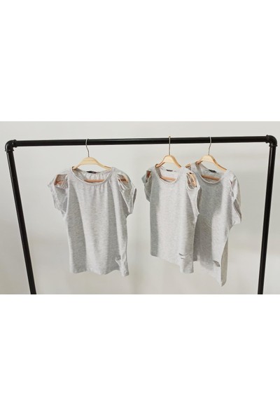 Hapşıı Kids Omuz Detaylı Kız Çocuk T-Shirt