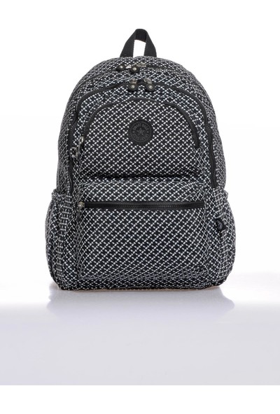 Smart Bags SMB1050-0127 Siyah/beyaz Kadın Sırt Çantası