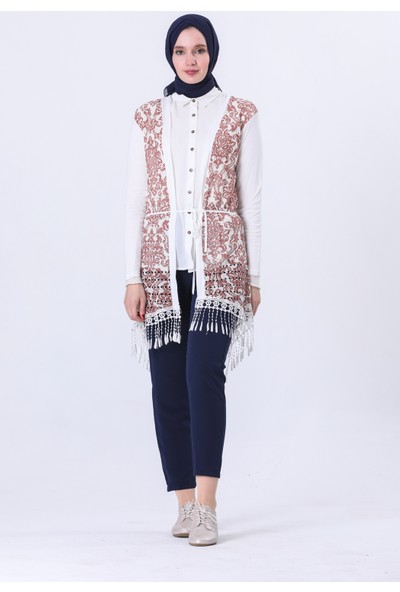 Pardesü Dünyası Kadın Güpür Dantelli Tesettür Hırka 1677 Pardesü Dünyası Kadın Güpür Dantelli Tesettür Hırka 1677