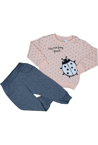 Sani Kız Bebek Uğur Böceği Modelli İkili Takım 9-24 Ay Sani Kız Bebek Uğur Böceği Modelli İkili Takım 9-24 Ay
