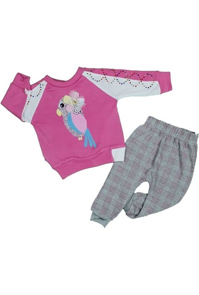 Eren Baby Kız Bebek Papağan Modelli İkili Takım