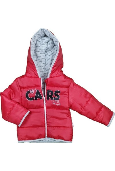 Hippıl Baby Erkek Bebek Cars Yazılı Şişme Mont 1-3 Yaş