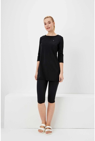 Nehar Fakir Kol Siyah Havuz Mayo N20-6090