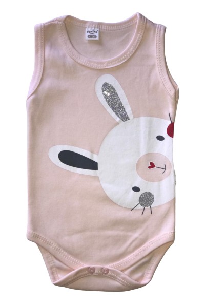 Donino Baby Tavşan Baskılı Atlet Body
