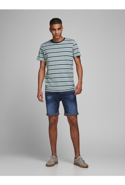 Jack & Jones Jjırıck Jjıcon Erkek Mavi Şort