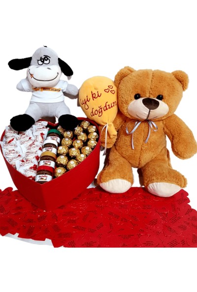 Hanbeyi Doğum Günü Hediyesi, Karışık Çikolata Özür Dileyen Eşek Iyiki Doğdun Ayıcık Hanbeyi Doğum Günü Hediyesi, Karışık Çikolata Özür Dileyen Eşek Iyiki Doğdun Ayıcık