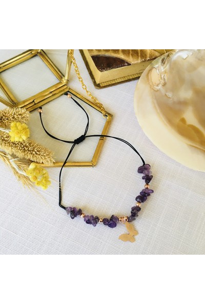 Pearl Beads Doğal Taşlı Halhal