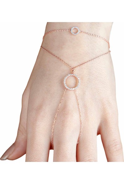 Afrodit Silver Halkalı Tasarım Kadın Gümüş Şahmeran