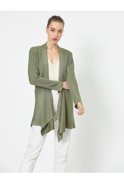 Koton Kadın Rahat Kesim Uzun Kollu Hırka