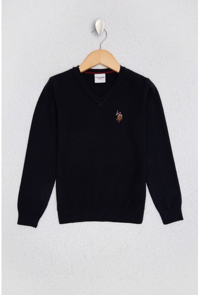 U.S. Polo Assn. Erkek Çocuk Triko Kazak Basic 50209467-VR033