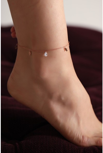 Ninova Silver Fatma Ana Eli Model Rose Gümüş Italyan Halhal Ninova Silver Fatma Ana Eli Model Rose Gümüş Italyan Halhal