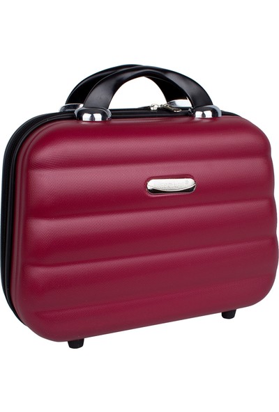 Escape 2 Abs Makyaj Çantası, El Valizi, Seyahat Çantası Bordo