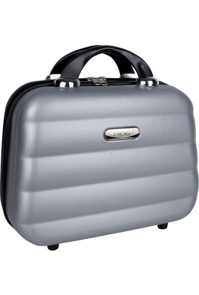 Escape 2 Abs Makyaj Çantası, El Valizi, Seyahat Çantası Gümüş