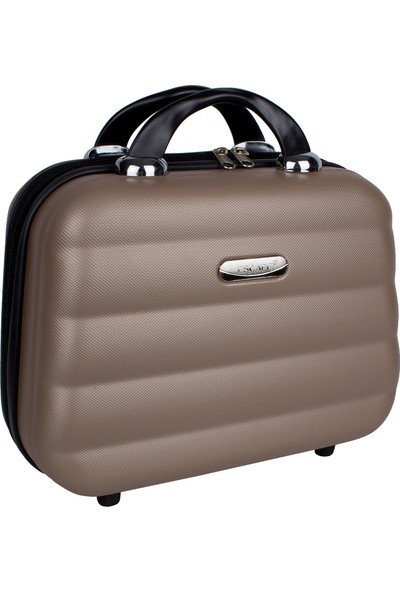 Escape 2 Abs Makyaj Çantası, El Valizi, Seyahat Çantası Vizon