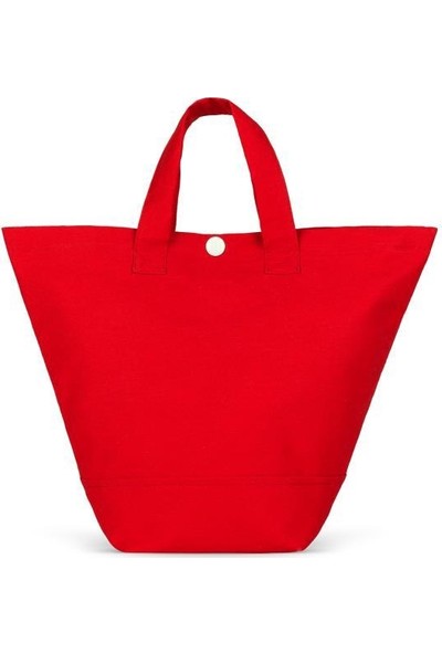 Çınar Bez Çanta Kırmızı Gabardin Kumaş Çanta