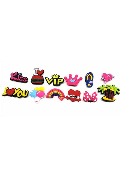 Croci Crocs Terlik Süsleri Jibbitz K-3 12 Adet Croci Crocs Terlik Süsleri Jibbitz K-3 12 Adet