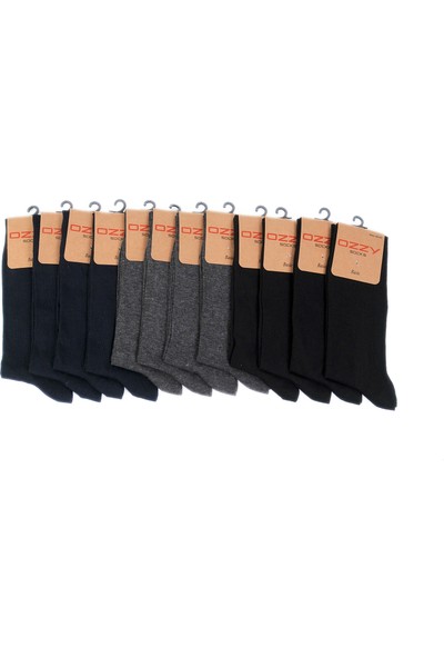 Ozzy Socks 12'li Viskon Dikişsiz Erkek Soket Çorap Ozzy Socks 12'li Viskon Dikişsiz Erkek Soket Çorap
